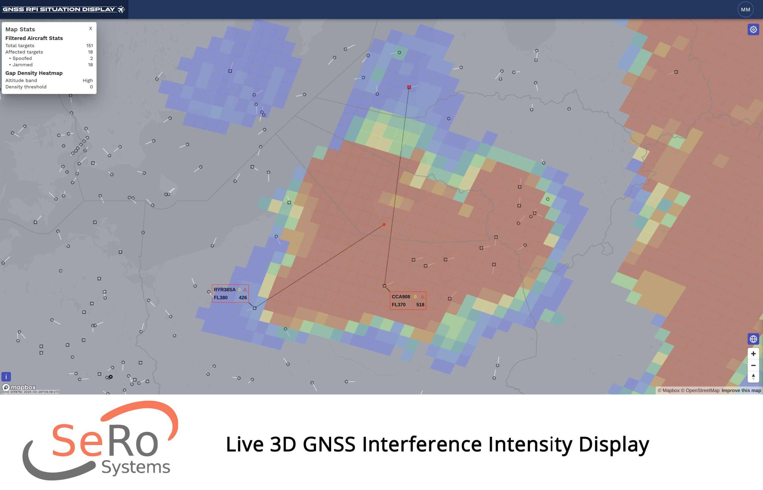 SeRo Systems unveils real-time live GNSS RFI situation display to detect GPS jamming and ...
